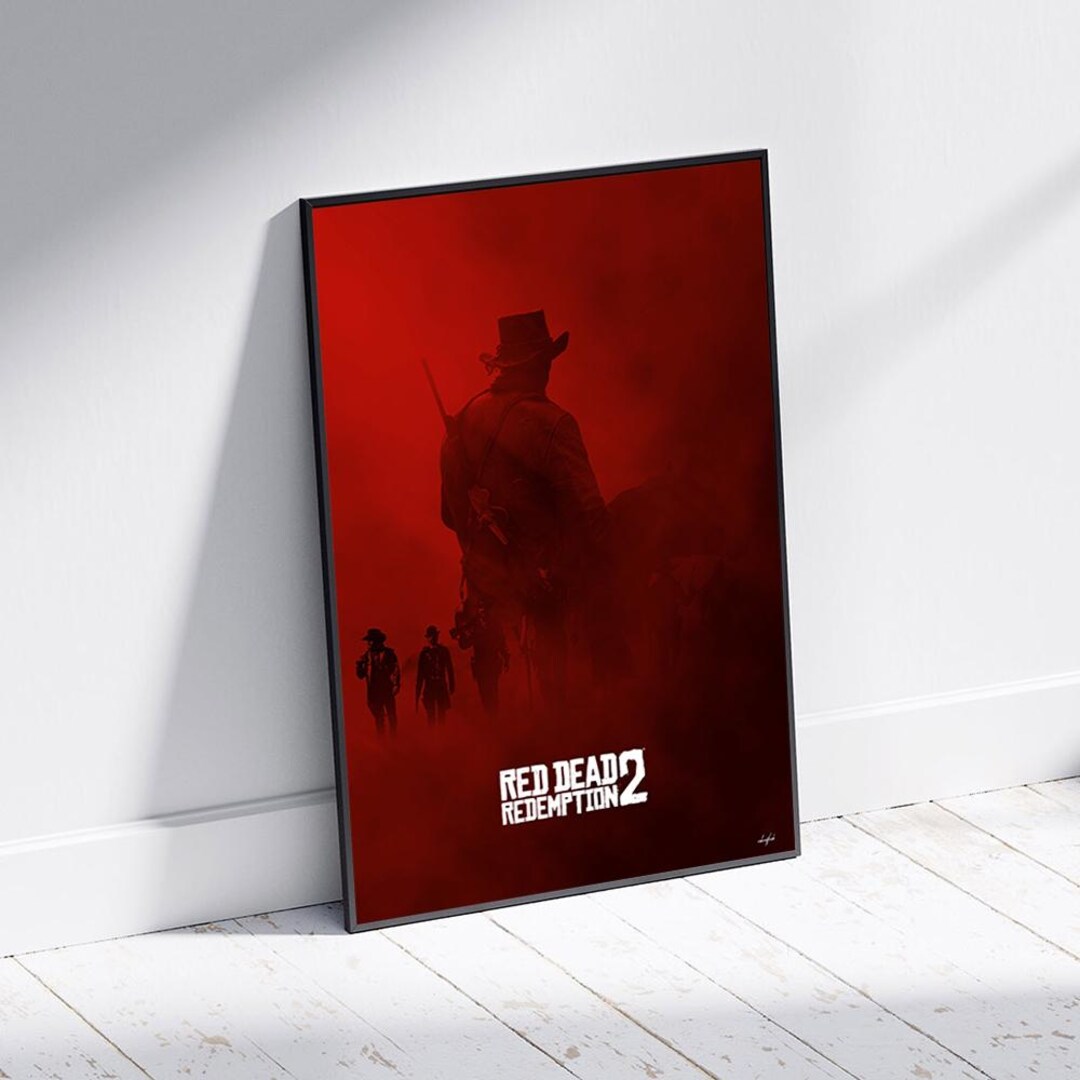 Red Dead Redemption Movie Poster, Custom Poster, Personalised Gift ...