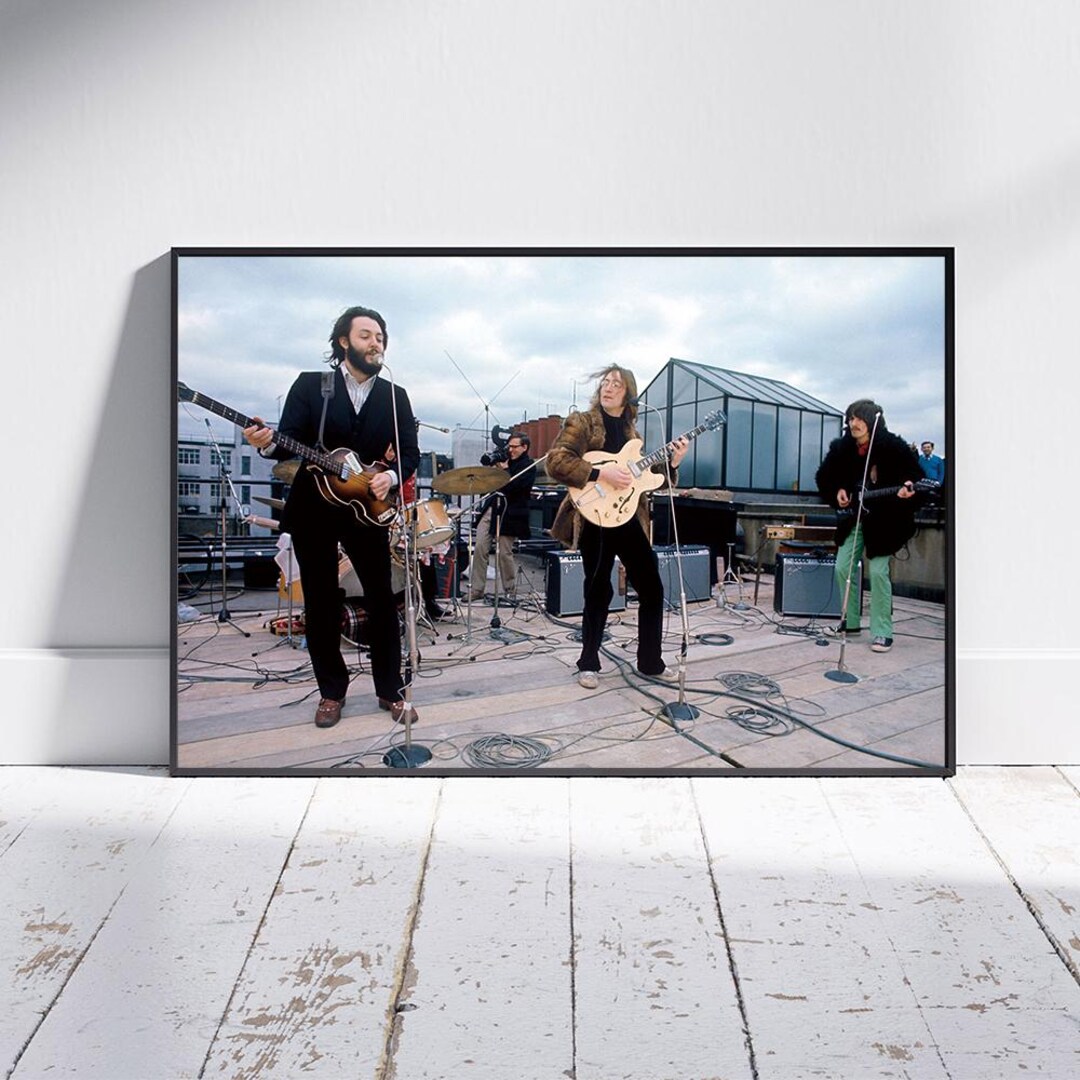 Beatles Rooftop Concert Poster, Custom Poster, Personalised Gift ...
