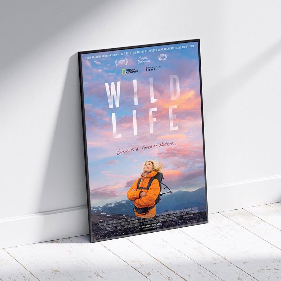 Wild Life Movie Poster, Custom Poster, Personalised Gift, Rolled Canvas ...