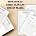 Travel Planner - Plan Your Dream Getaway With Ease, Printable PDF With ...