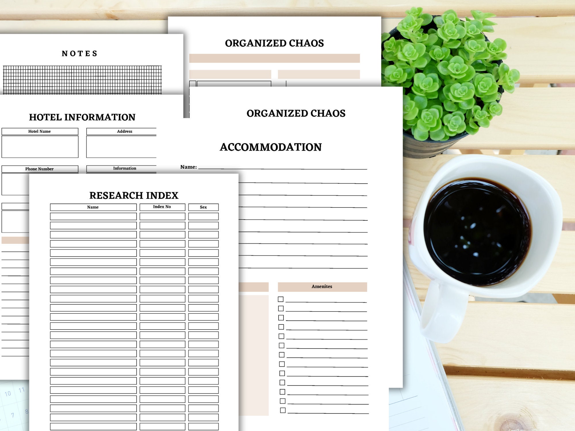 Travel Planner - Plan Your Dream Getaway With Ease, Printable PDF With ...