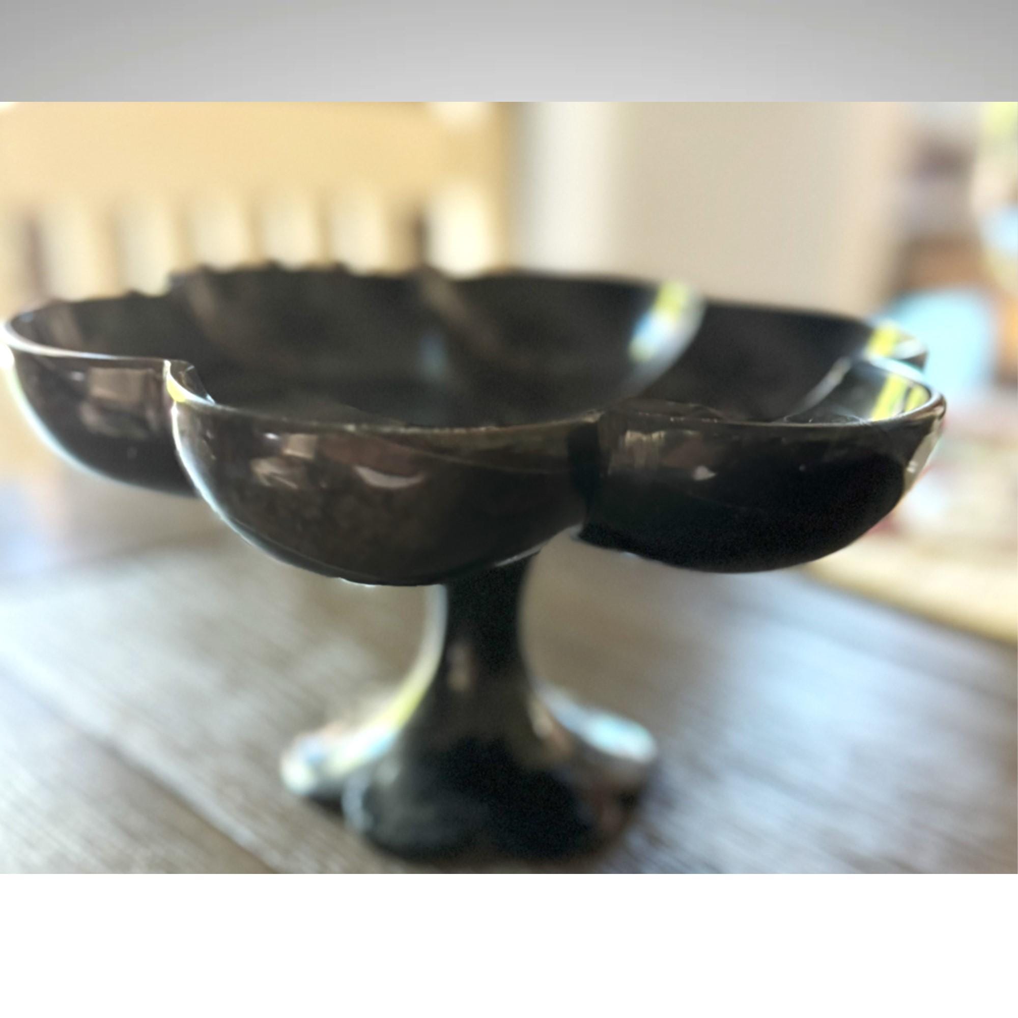 Vintage Mexican Onyx Fruit Platter Rustic Gray Onix Table Decor ...