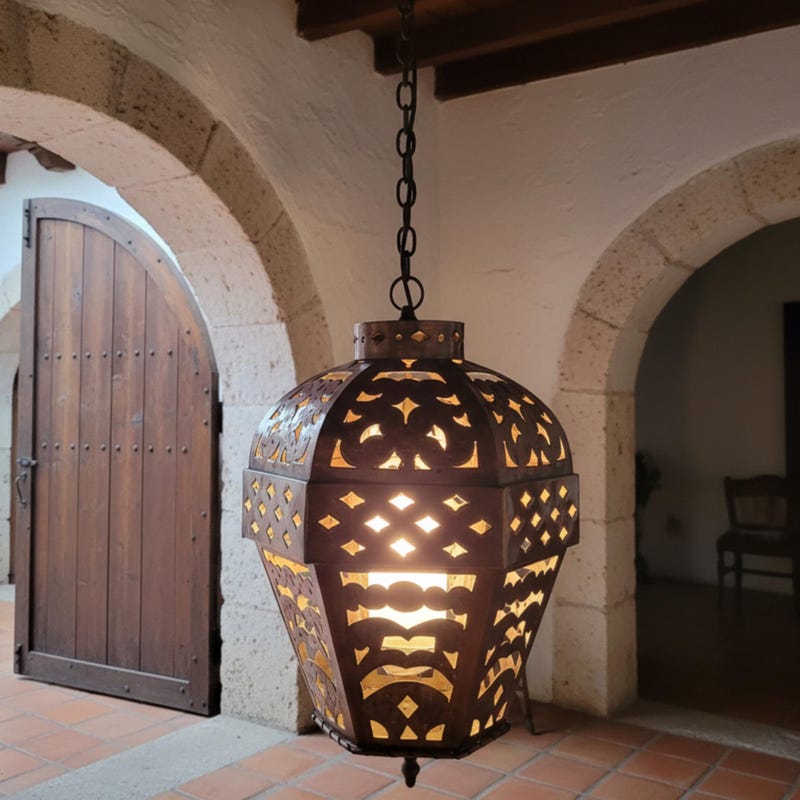 Hanging Spanish Lantern - Etsy