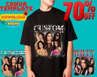 50 Bootleg Canva Editable Template , Bootleg Design , Custom Bootleg ...