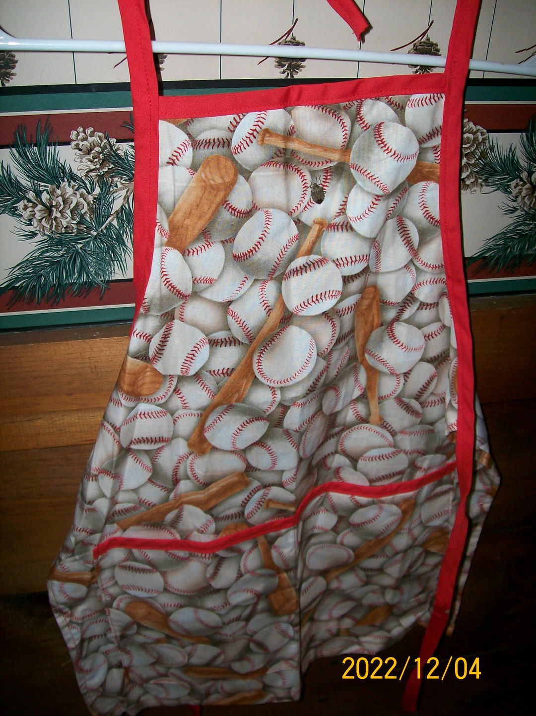 Baseball and Bat Childs Full Apron - Etsy