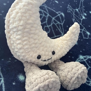 Amusing Moon Buddy Crochet Amigurumi PATTERN - US English PDF Download ...