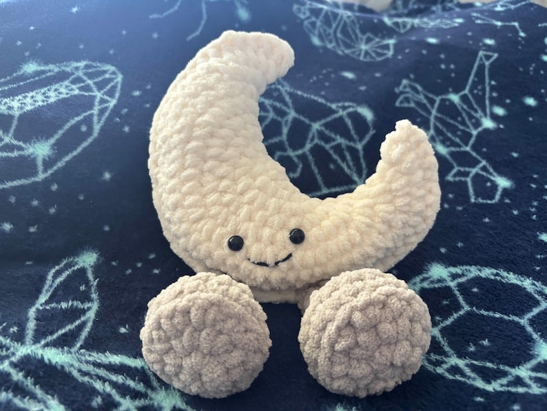 Amusing Moon Buddy Crochet Amigurumi PATTERN - US English PDF Download ...