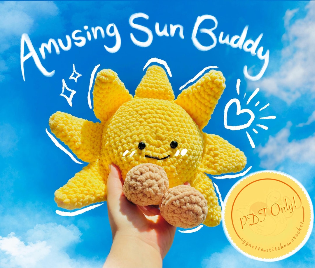 Amusing Sun Buddy Crochet Amigurumi PATTERN - US English PDF Download ...