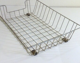 Wire file basket | Etsy