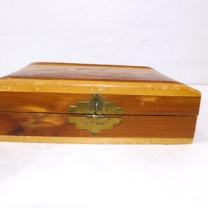 Vintage Dear Diary Wood Cedar Box Secrets Trinkets Journal | Etsy