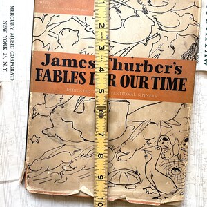 Vintage James Thurber Fables for Our Time Illustrated Poems and Verse ...