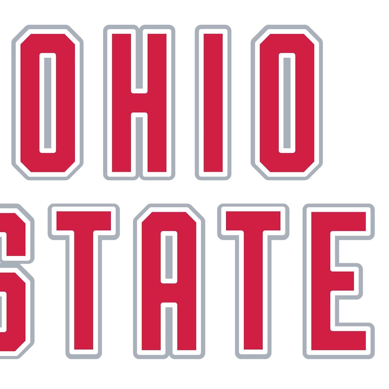 Ohio State Block O Svg - Etsy