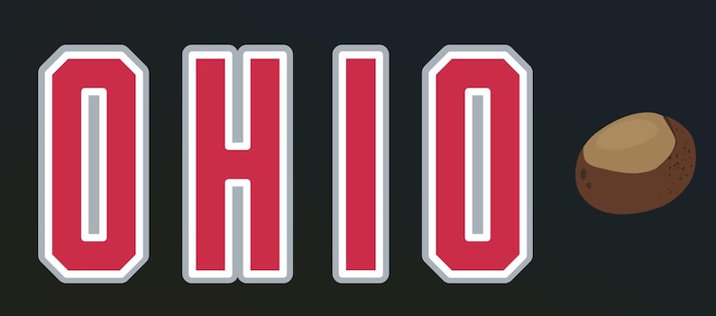 Ohio State Buckeyes PNG - Etsy