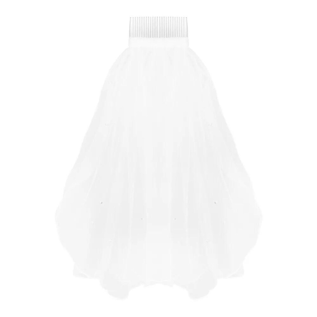 Wedding Veil Kids Wreath Headband Girls First Communion Veil Girls - Etsy