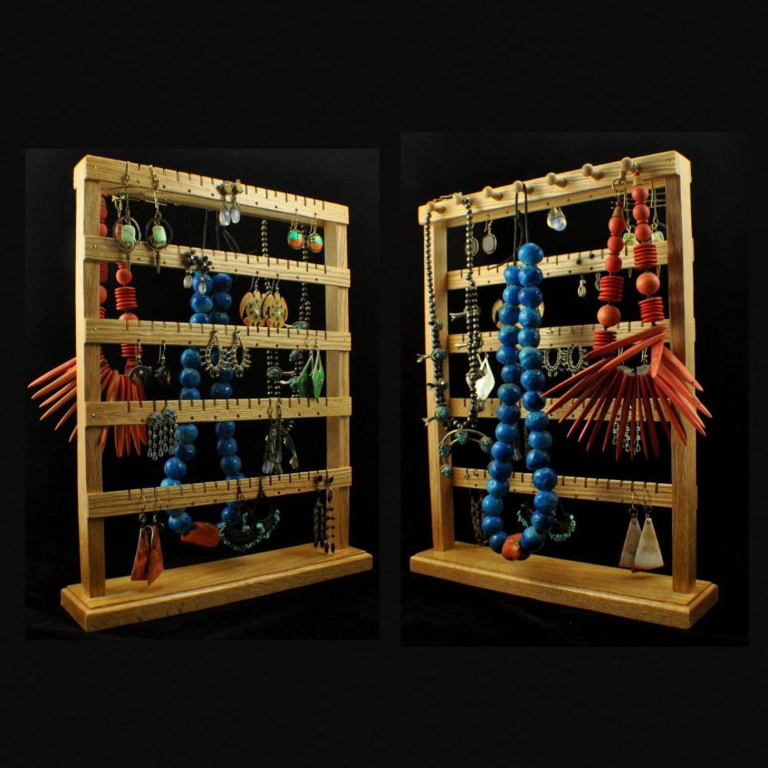 Made in USA Medium Standing Earring Holder Tree Storage Organizer - Etsy