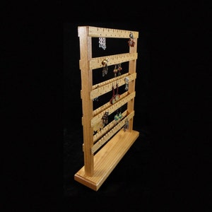 Made in USA Double Sided Medium Standing Earring Holder for Storage or ...