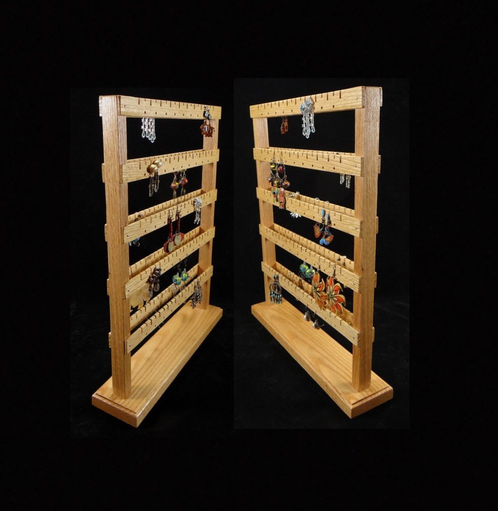 Made in USA Double Sided Medium Standing Earring Holder - Etsy
