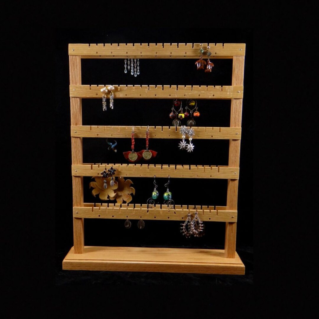 Made in USA Double Sided Medium Standing Earring Holder Earring Tree ...