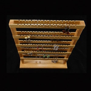 Made in USA Double Sided Medium Standing Earring Holder for Storage or ...