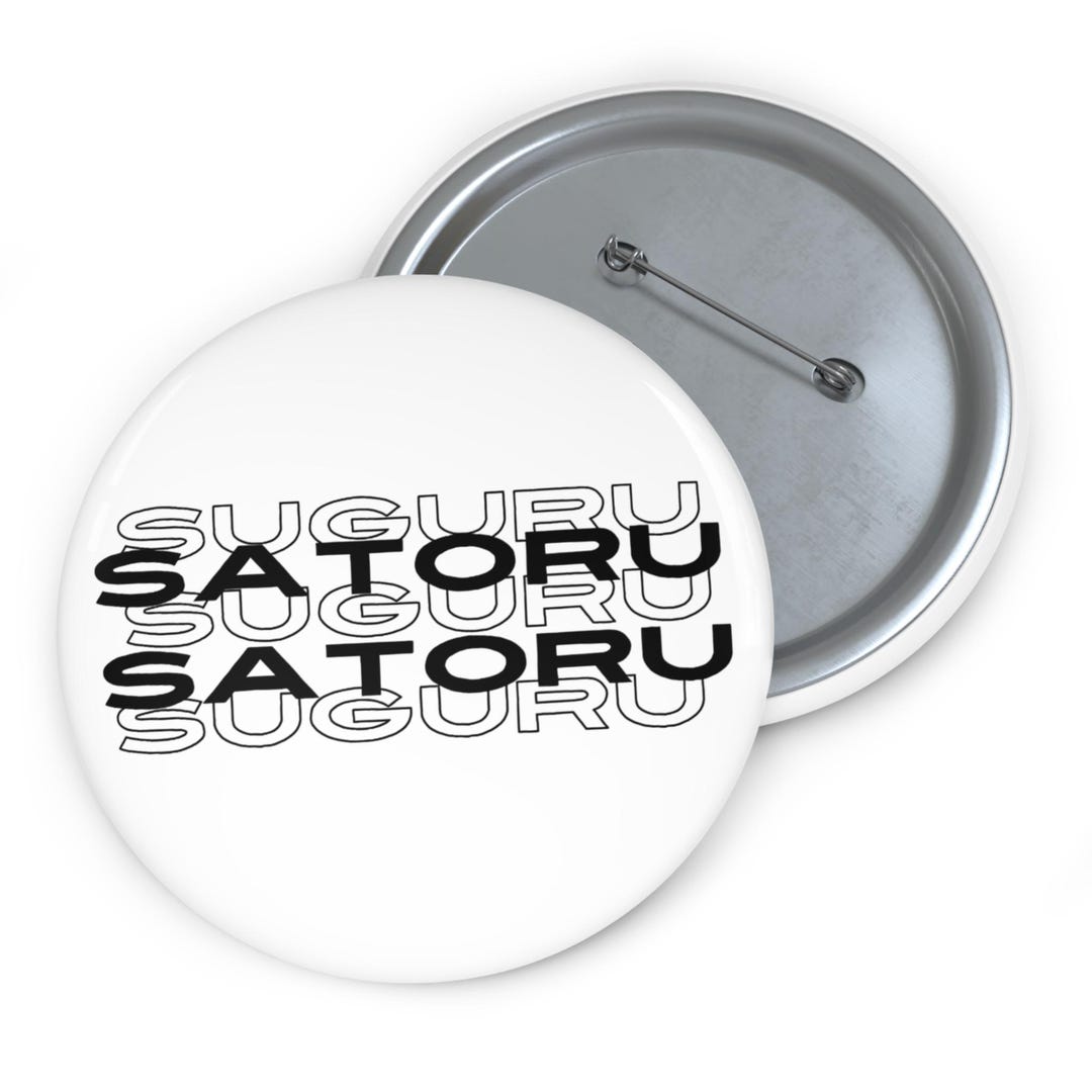 Personalized Jujutsu Kaisen, Gojo/geto Pin Buttons satoru/suguru - Etsy