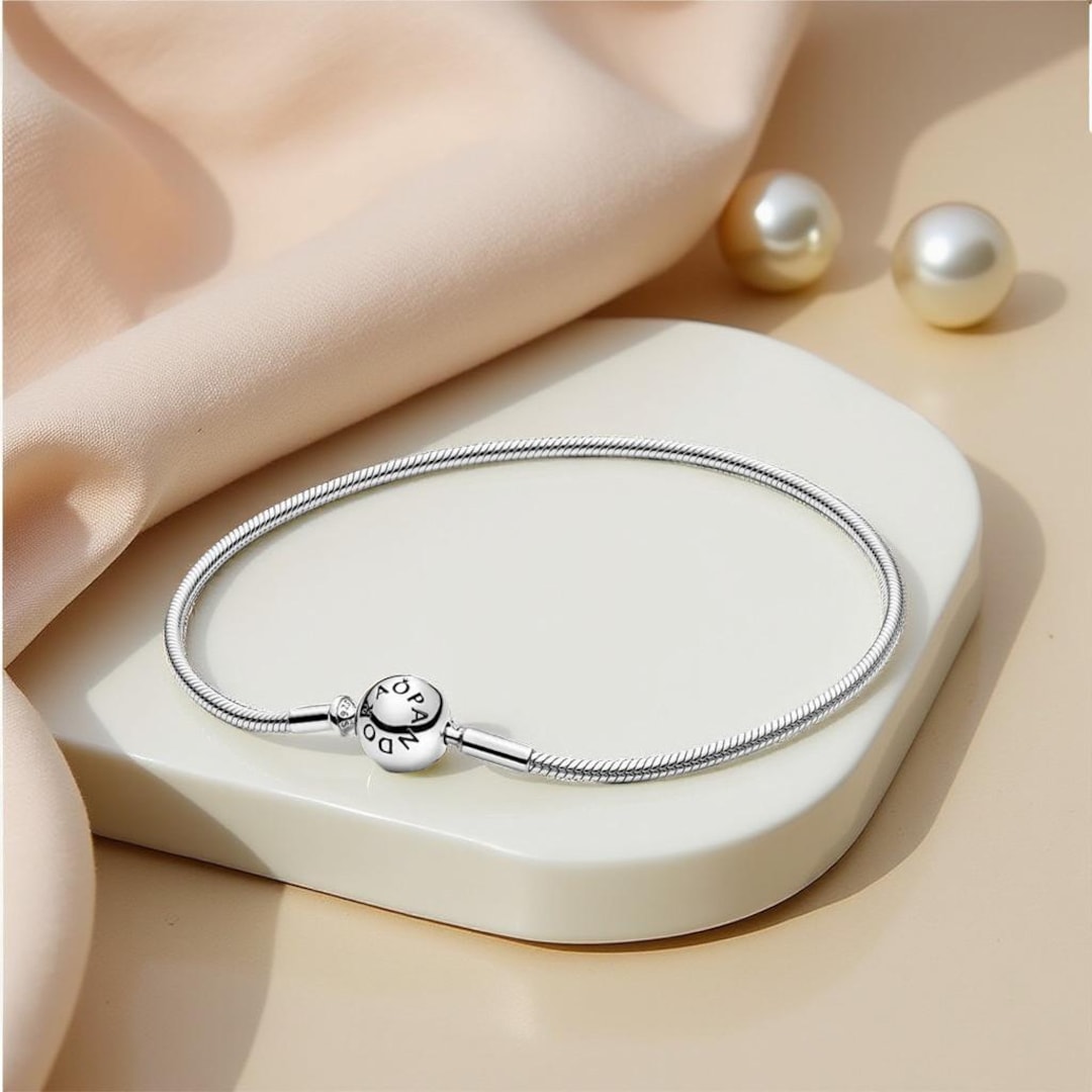 Essence Snake Chain Bracelet, Minimal Charm Bangle for Women, Trendy ...