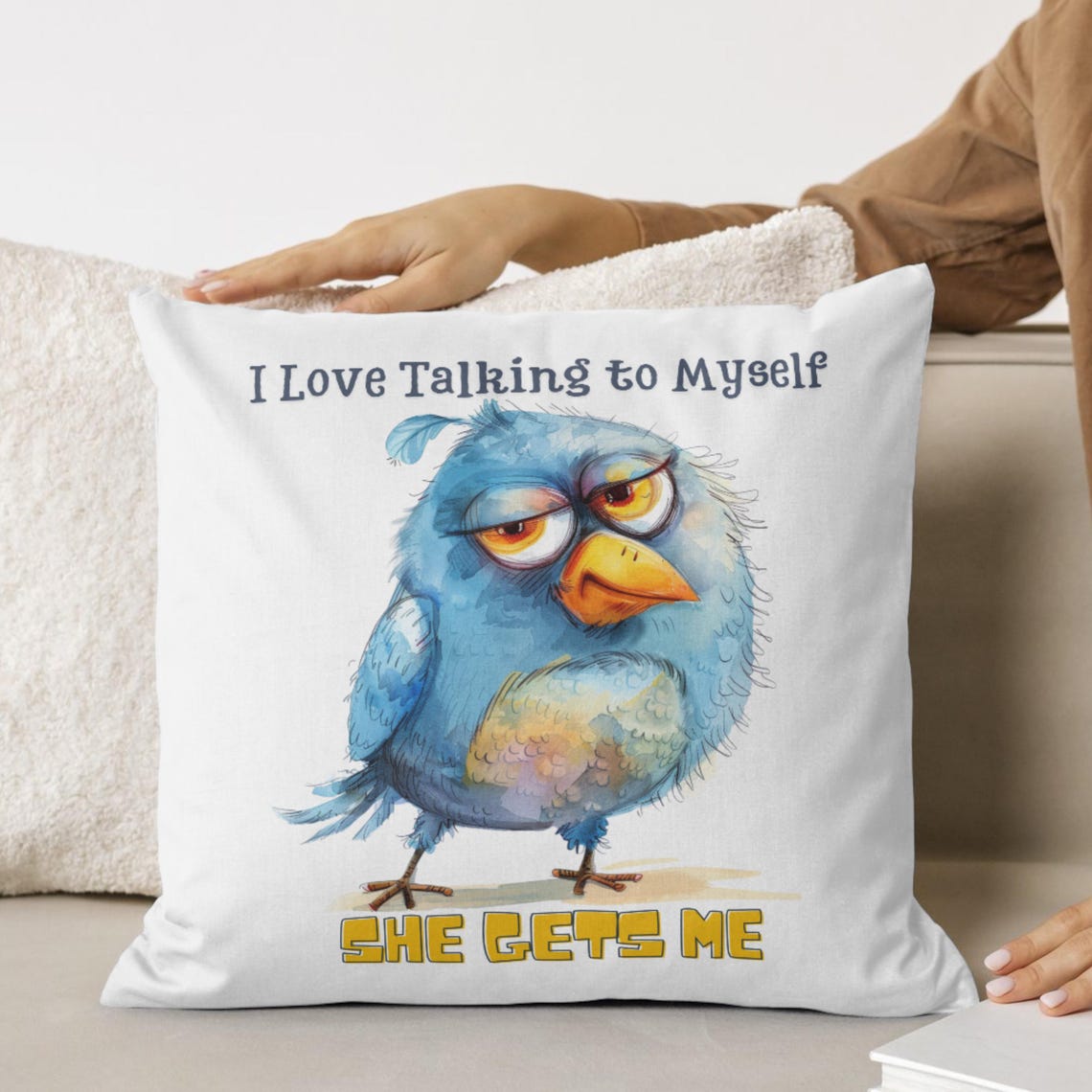 Sassy Bird PNG – Quirky Whimsical Funny Quote Sublimation Design for ...