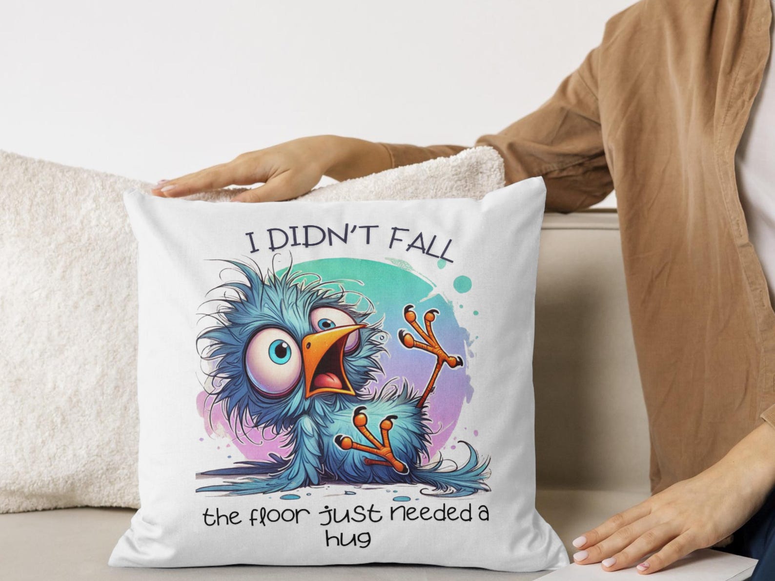 I Didnt Fall the Floor Just Needed a Hug PNG, Sublimation Design ...
