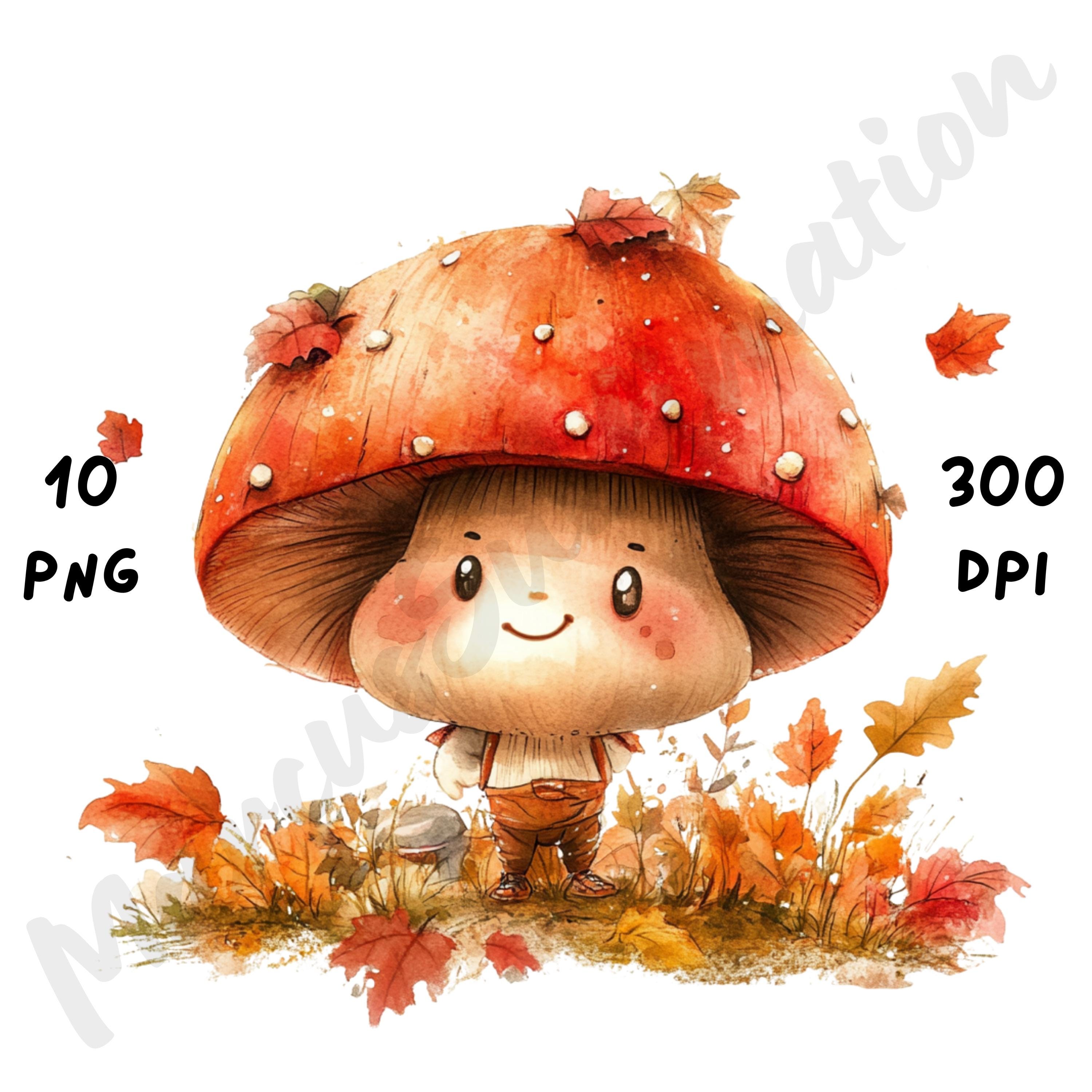 10 PNG Quirky Fall Character Clipart, Whimsical Autumn Monster ...