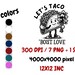 Let’s Taco ‘bout Love PNG, Sarcastic Valentine Day Taco Man Png Svg, Funny Valentines Shirt ...