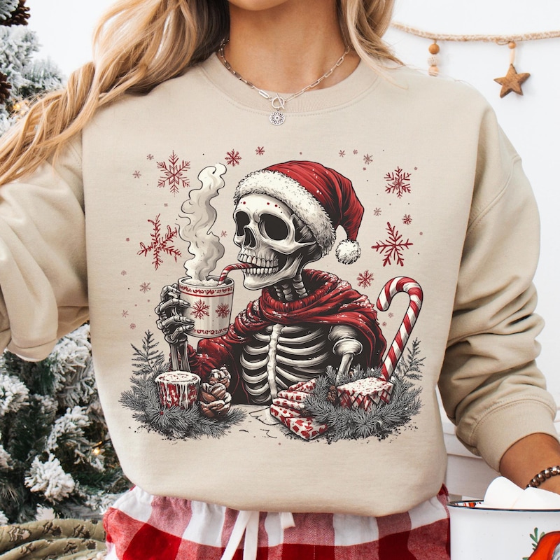 Sugar Skulls Santa Png - Etsy