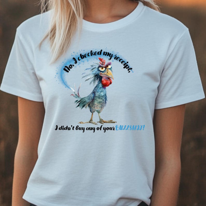 Sarcastic Bird PNG – “I Checked My Receipt” Funny Quote, Whimsical ...