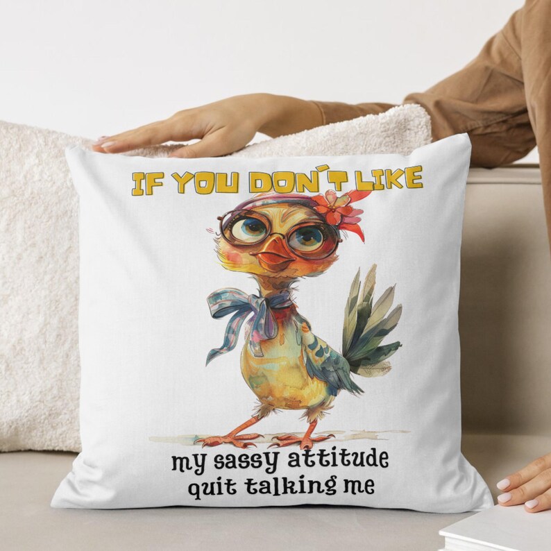 Funny Crazy Sassy Chick PNG, Quirky Whimsical Sublimation Design ...