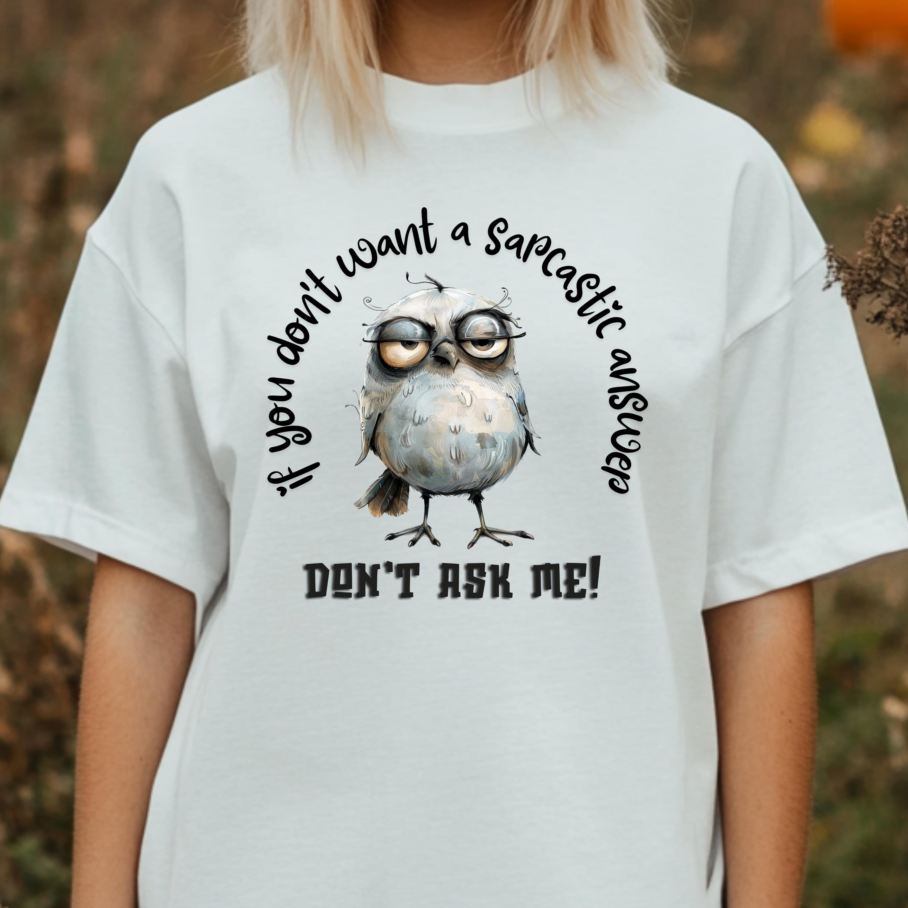 Sassy Bird PNG – Funny Crazy Bird Sublimation Design With Sarcastic ...