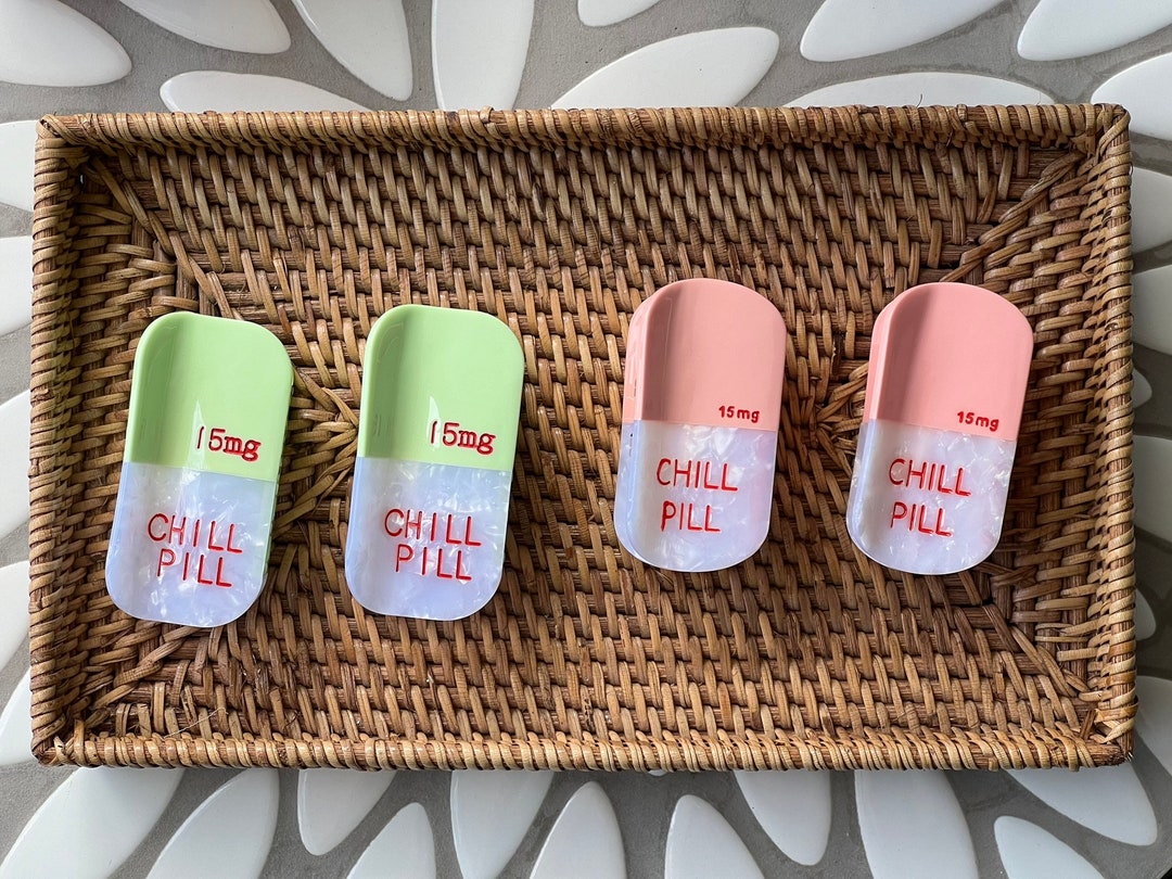 Chill Pill Hair Clip Gifts for Her Hair Accessories Nurse Gifts ...