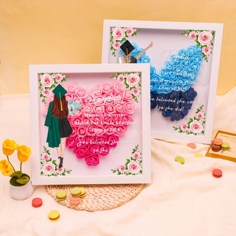 Flower Shadow Box - Etsy Canada