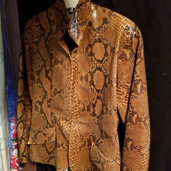 Python Skin Jacket - Etsy