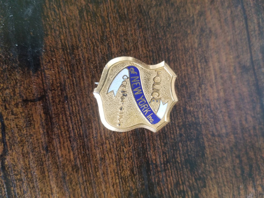 NY Police Conference Pin - Etsy