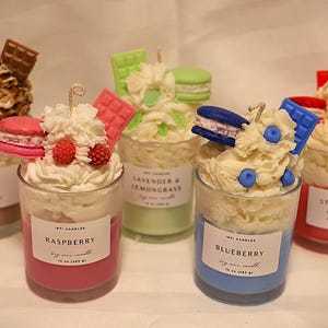 Dessert Candles, Unique Gift, Soy Candle, Scented Candle, Handmade Candles, Gifts for Her, Gifts ...