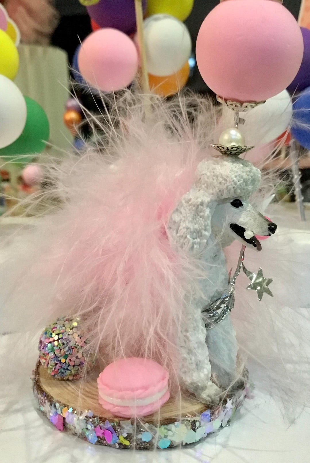 Poodle Cake Topper, Animal Cake Topper, Party Animal Cake, Kids Party ...