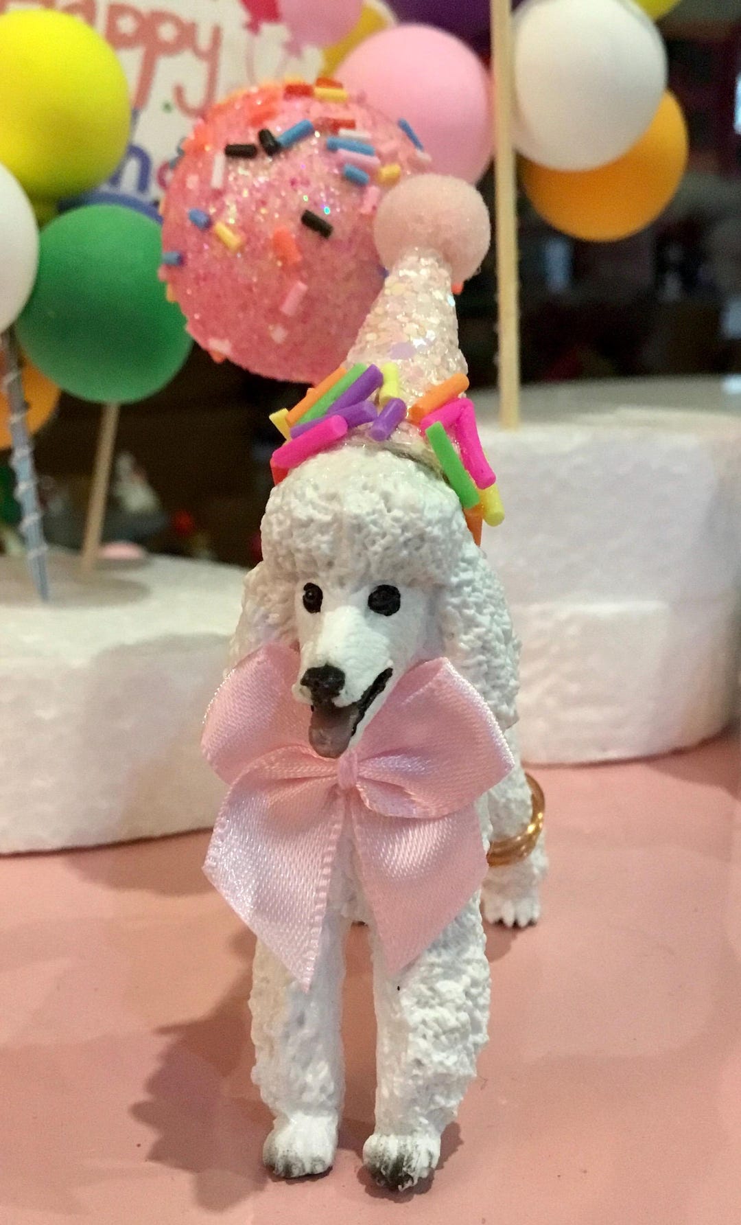 Poodle Cake Topper, Animal Cake Topper, Party Animal Cake, Kids Party ...