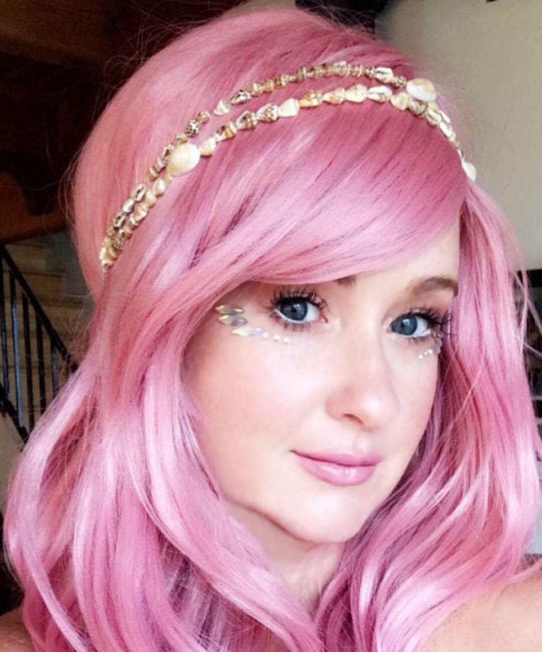 Mermaid Crown Seashell Headband Flapper Hawaiian Ocean Beach Costume ...