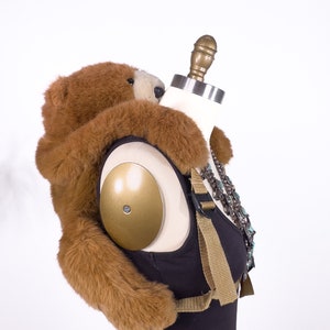 Teddy Bear Backpack Vintage 1980s Hugging Bear Pack - Etsy