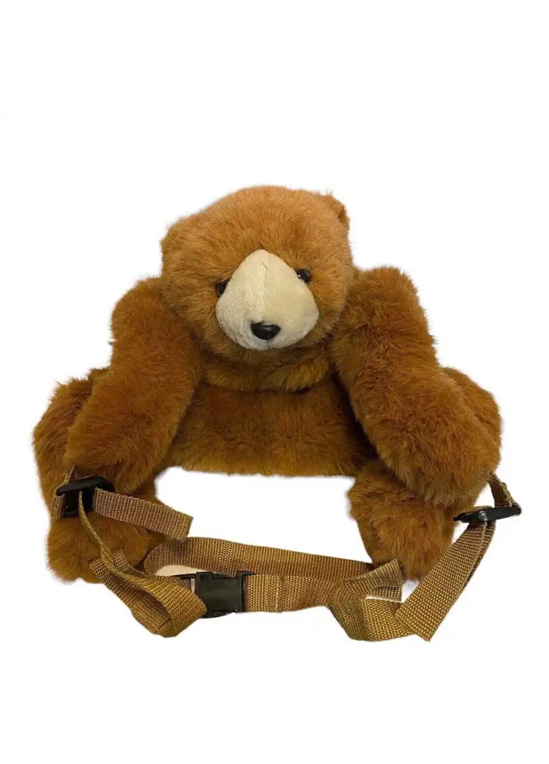 Teddy Bear Backpack Vintage 1980s Hugging Bear Pack - Etsy