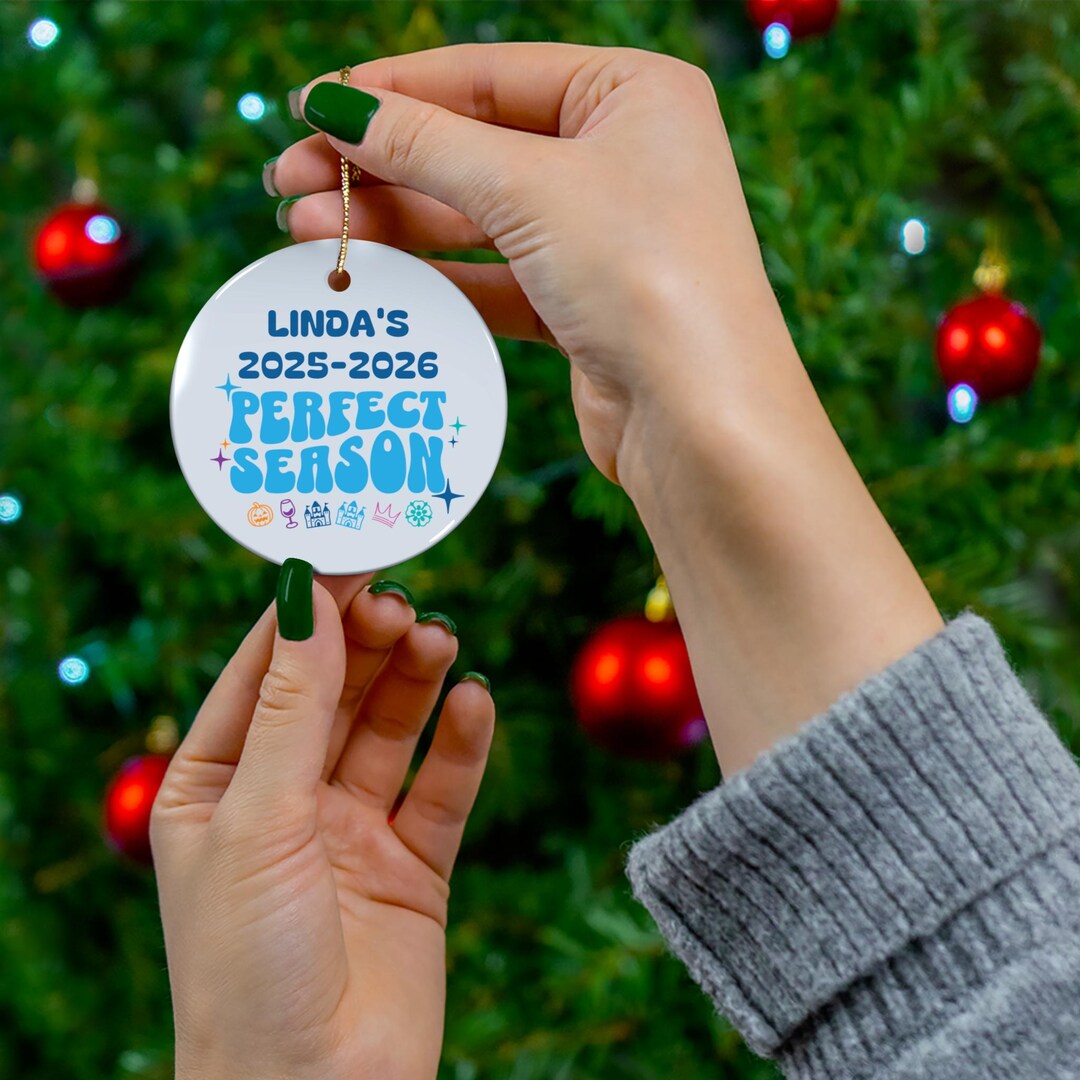 Rundisney Perfect Season Inspired Ceramic Ornaments, Personalized Gift ...