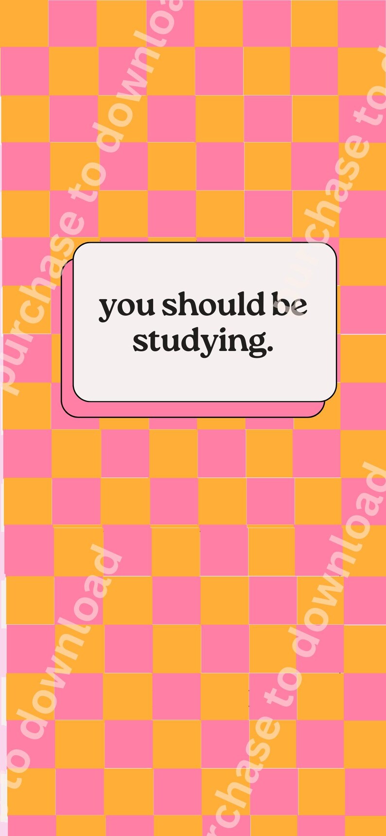 IPhone Wallpaper Studying Motivation Aesthetic "you Should Be Studying ...