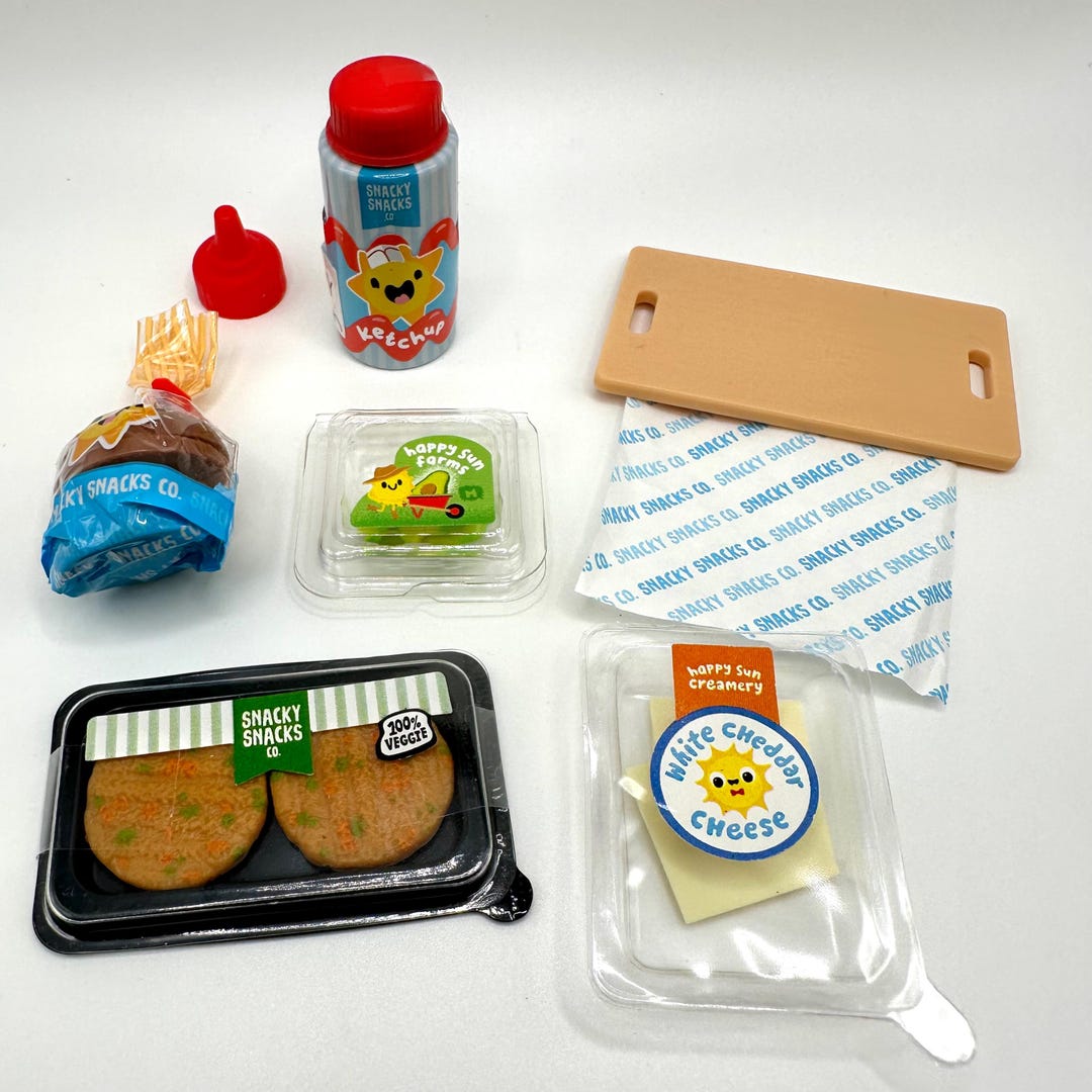 Miniverse Diner Series 3 - Veggie Burger - Miniverse Veggie Burger ...