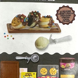 Miniverse Cafe Series 3 RARES Ultra RARE Ice Cream Sandwiches Miniverse ...