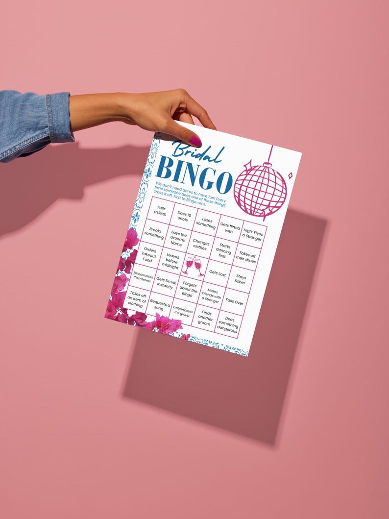 Mamma Mia Bridal Bingo | CHECKLIST | for Hen Dos, Bachelorettes and ...