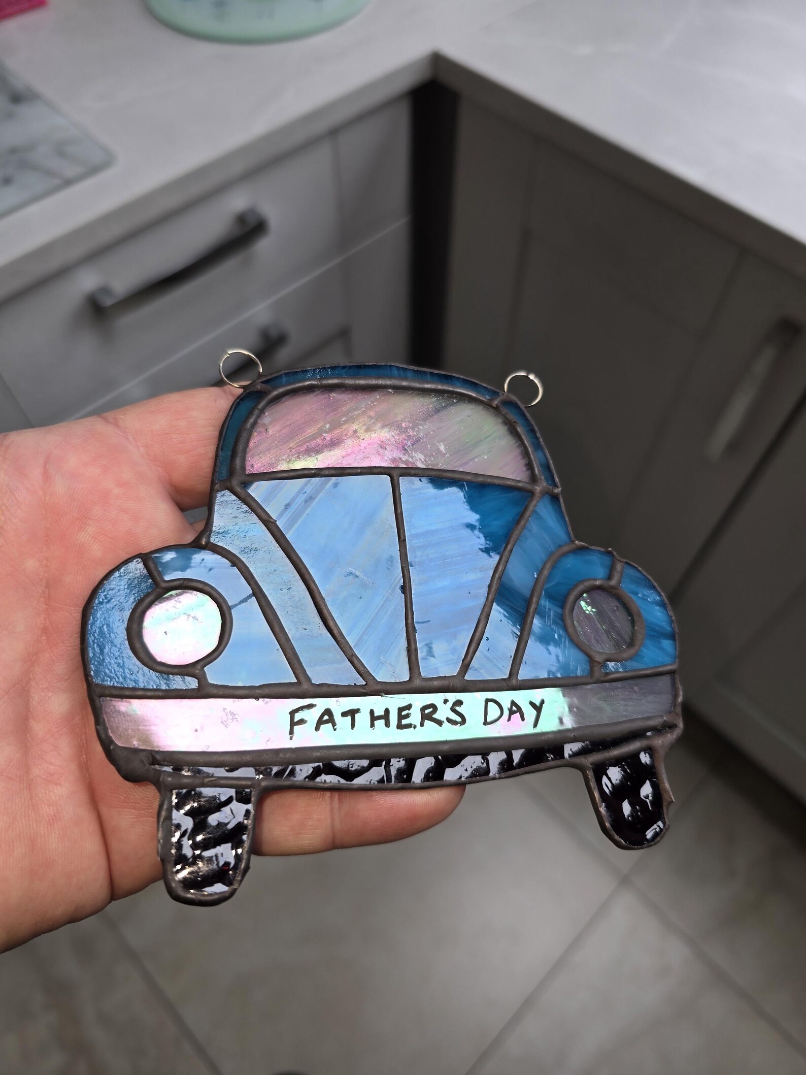 Stained Glass Volkswagen Beetle Suncatcher - Etsy