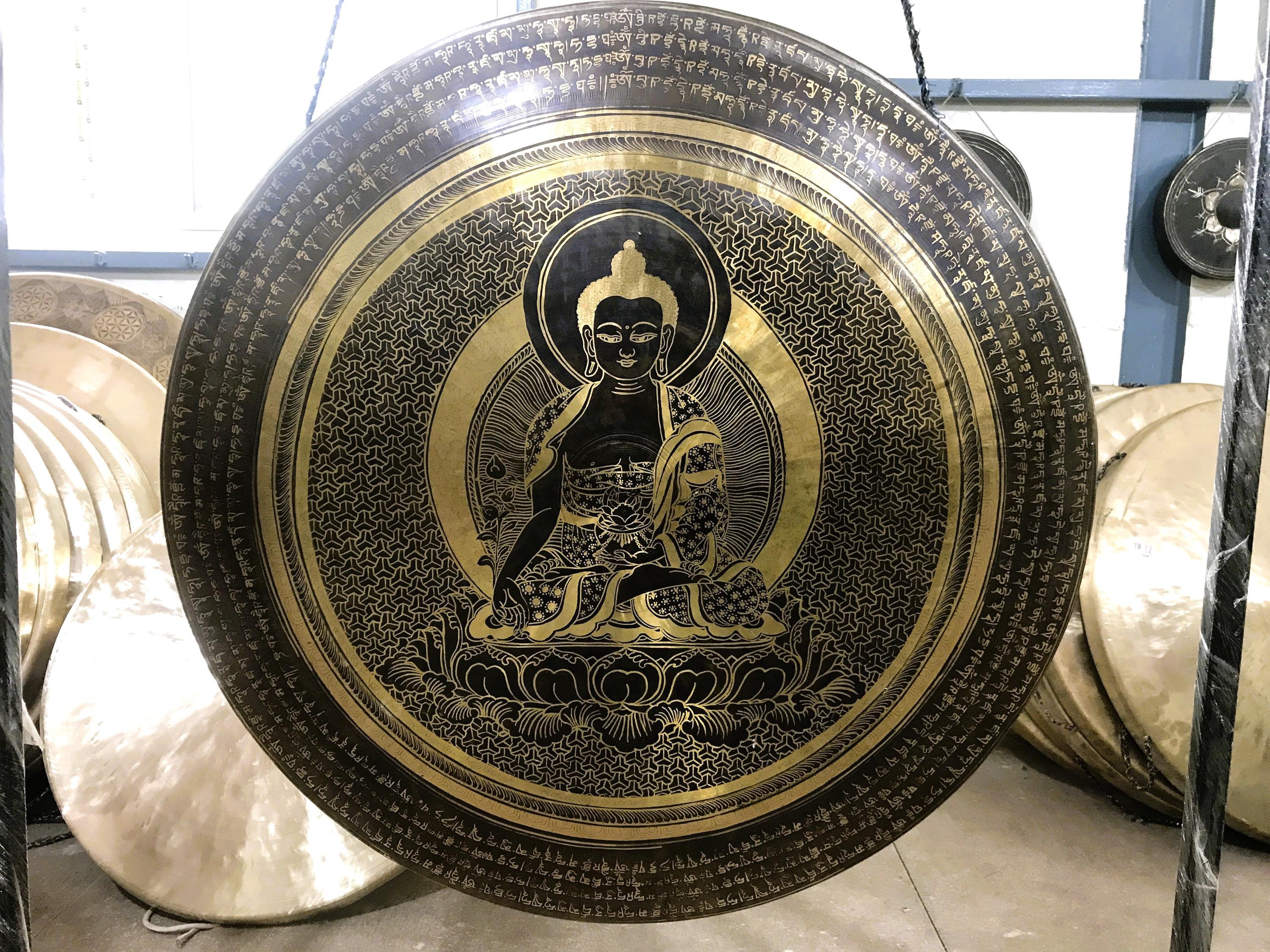 Special Shop Launch Offer! All Sizes 50-100cm Tibetan Gong BUDDHA and ...